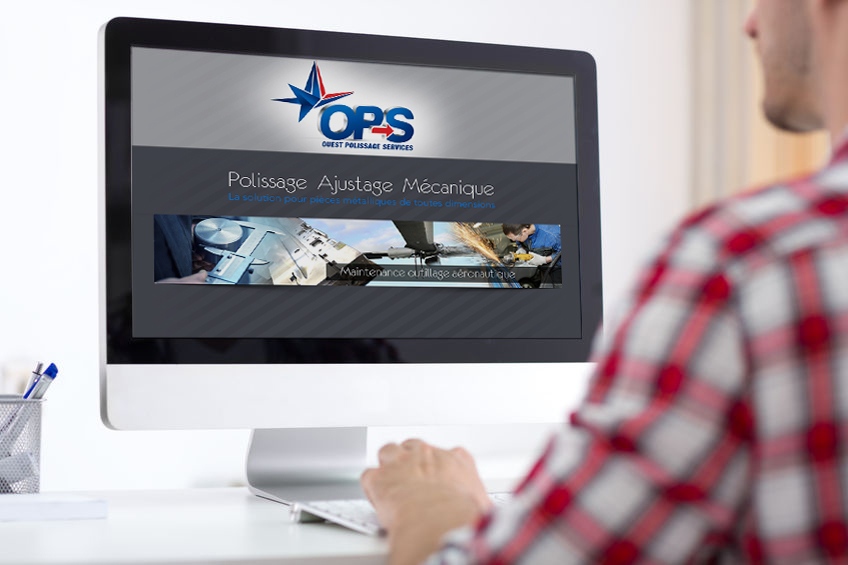 OPS – SITE VITRINE | Studio graphique - Agence de communication